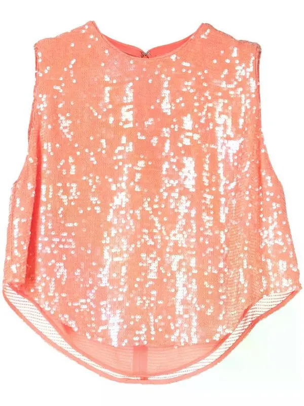 Lapointe Sequin Embellished Sleeveless Top