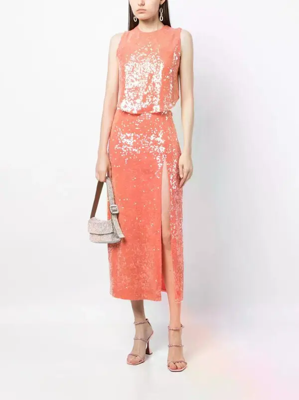 Lapointe Sequin Embellished Sleeveless Top