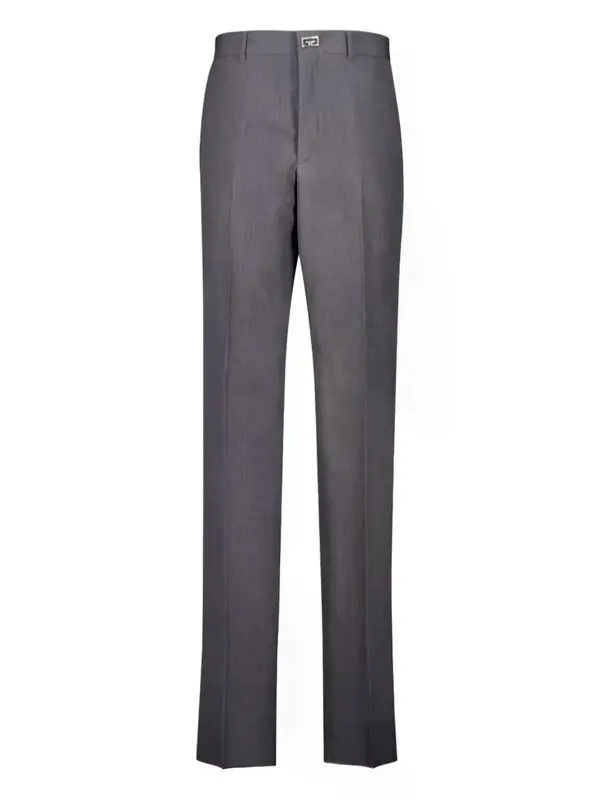 Givenchy Logo Detail Pleated Wool Trousers