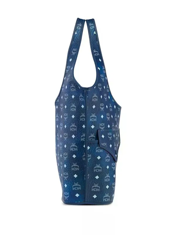 Mcm Leni Large Visetos Canvas Tote Bag