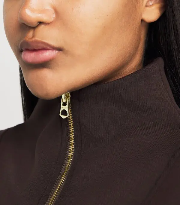 Varley Doublesoft Hawley Half-zip Sweatshirt - Brown