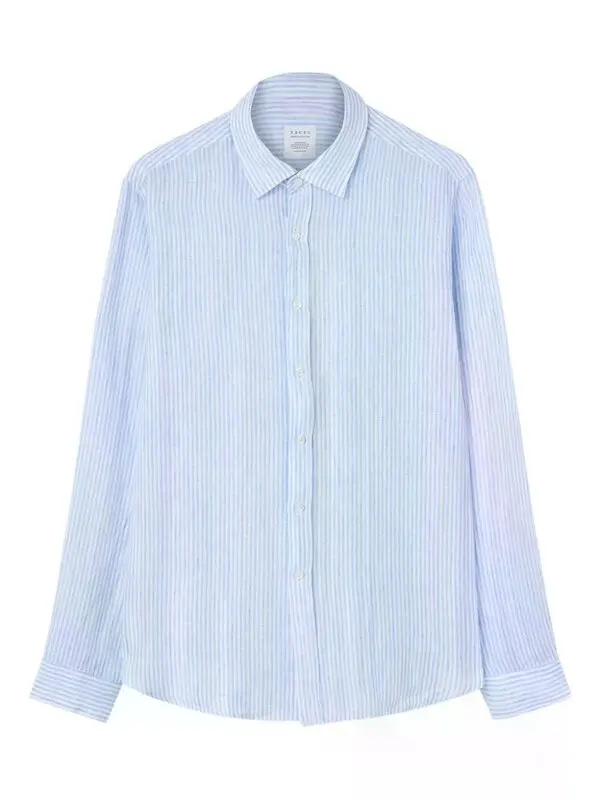 XACUS Striped Linen Shirt