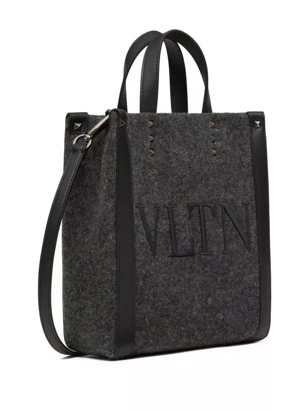 Valentino Garavani Rockstud Embellished Logo Tote Bag