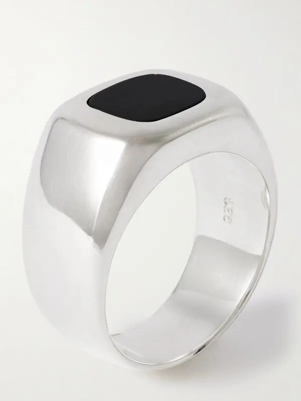 SOPHIE BUHAI Godfather Onyx Signet Ring