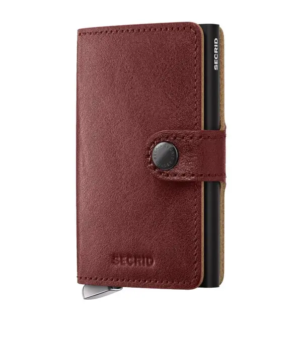 SECRID Basco Leather Miniwallet - Brown