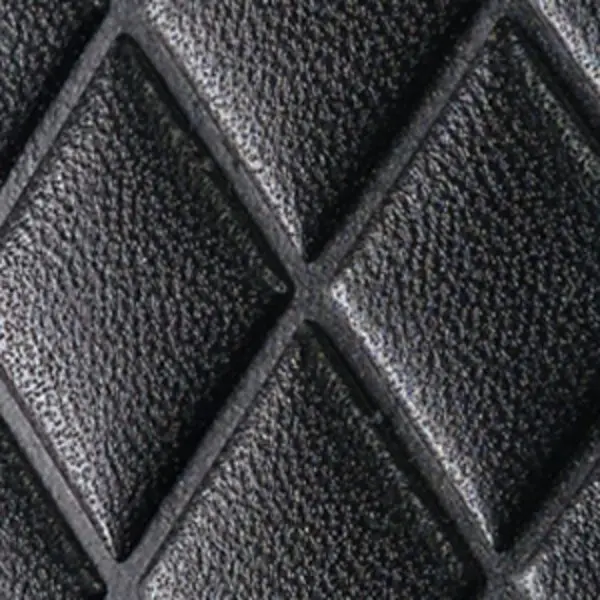 SECRID Leather Diamond-embossed Miniwallet - Black