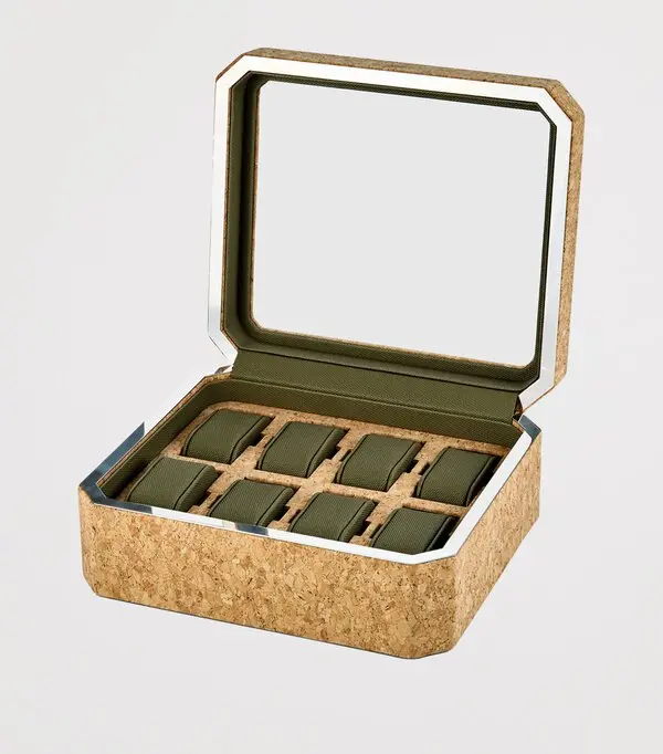 Wolf Cortiça 8-piece Watch Box
