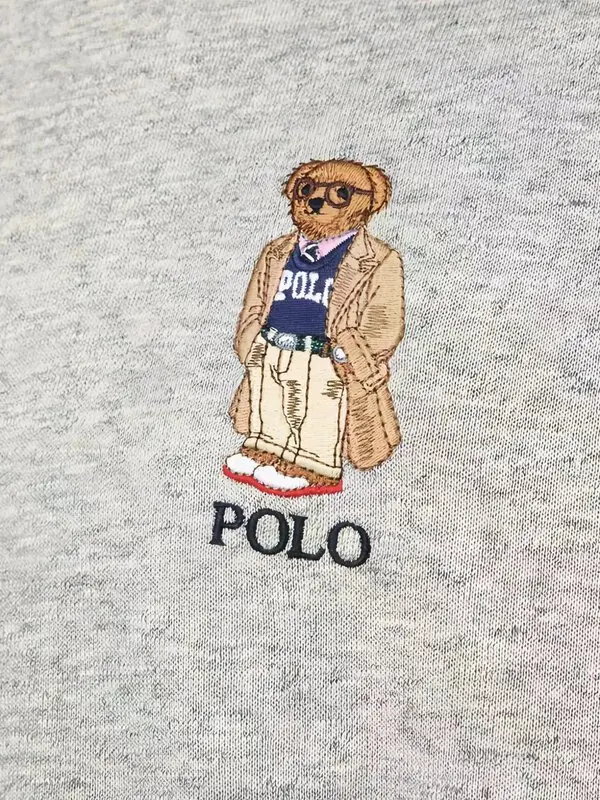 Polo Ralph Lauren Cotton Blend Hoodie With Signature Polo Bear Embroidery