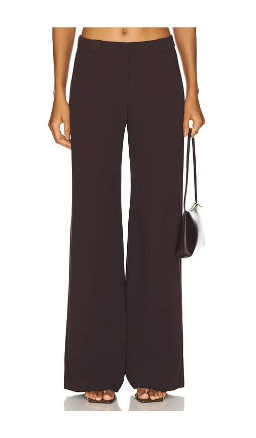 Amanda Uprichard X Revolve Saddler Pants - Brown