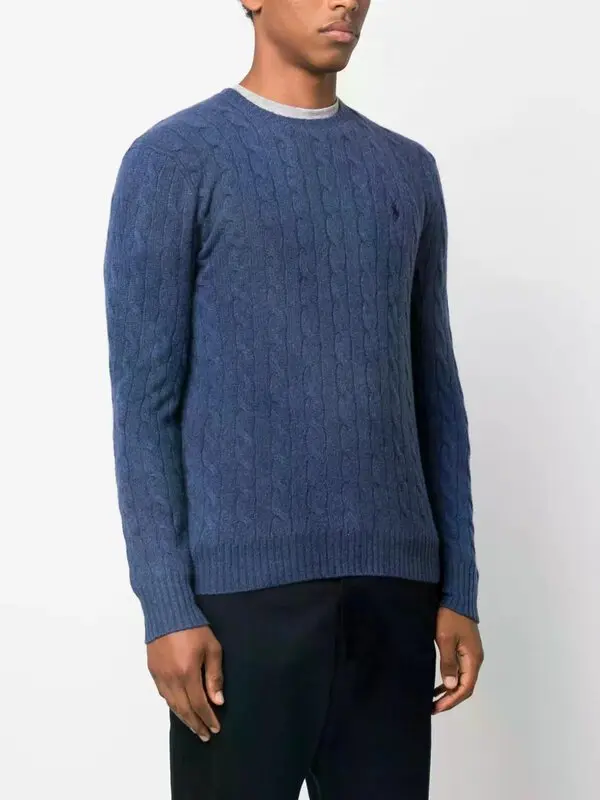 Polo Ralph Lauren Cable Knit Sweater - Blue