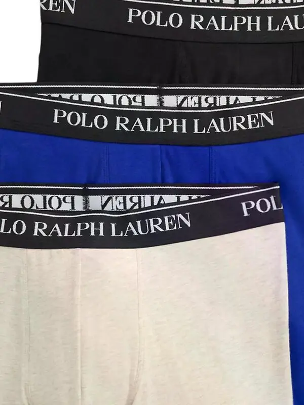 Polo Ralph Lauren Elastic-waistband Boxer Briefs Pack Of Three
