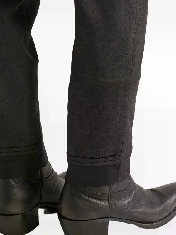 Prada Pressed Crease Wool Trousers