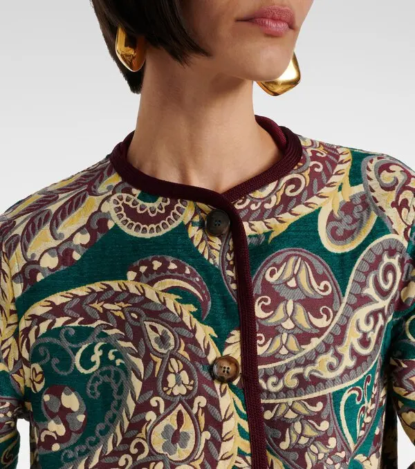 Etro Reversible Jacquard Coat