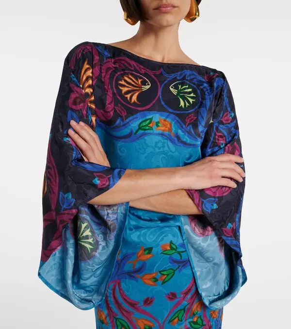 Etro Printed Midi Dress