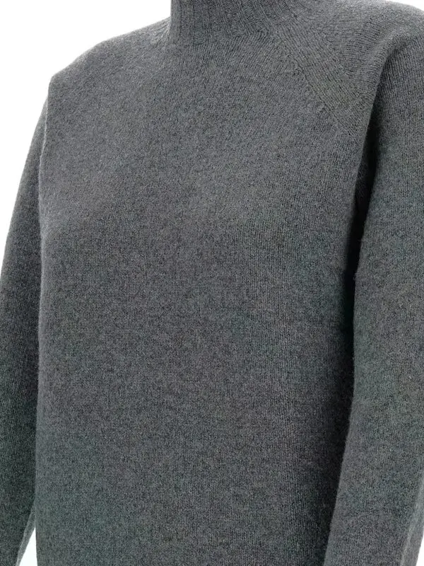 DRUMOHR Wool Mock Neck Sweater