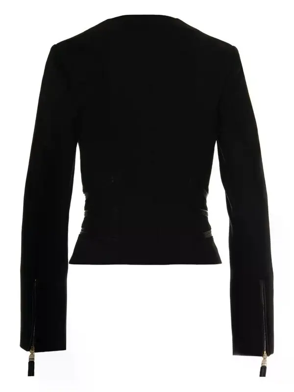 Elisabetta Franchi Zip Fastening Fitted Waist Jacket