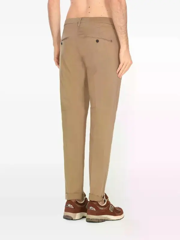 DONDUP Logo Trousers - Neutrals