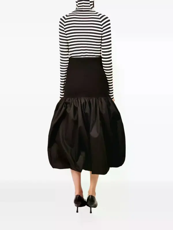 IOANA CIOLACU High-waisted Bubble Midi Skirt