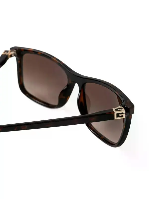 Guess Tortoiseshell Rectangle Frame Sunglasses