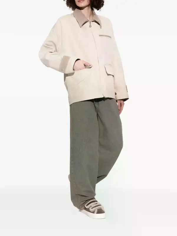 Inuikii Shearling-trimmed Touch-strap Sneakers - Grey