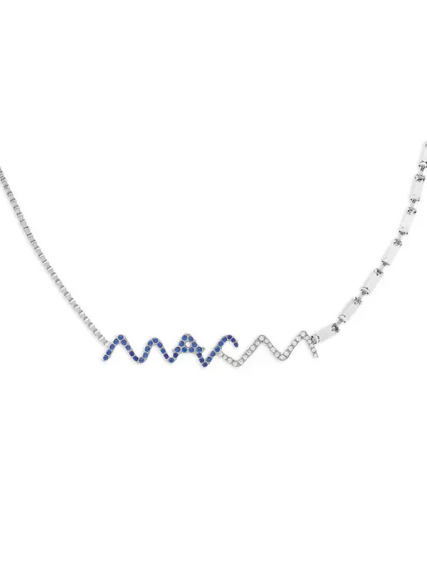 Marni Sapphire Wave Necklace