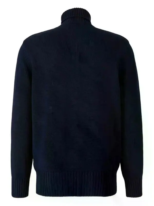 Givenchy Embroidered Logo Turtleneck Sweater