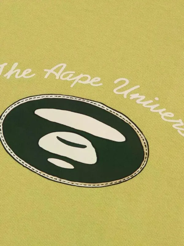 AAPE BY *A BATHING APE Ape Head Long-sleeved T-shirt - Yellow