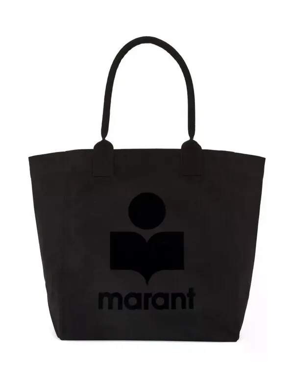 Isabel Marant Étoile Logo Detail Tote Bag - Black