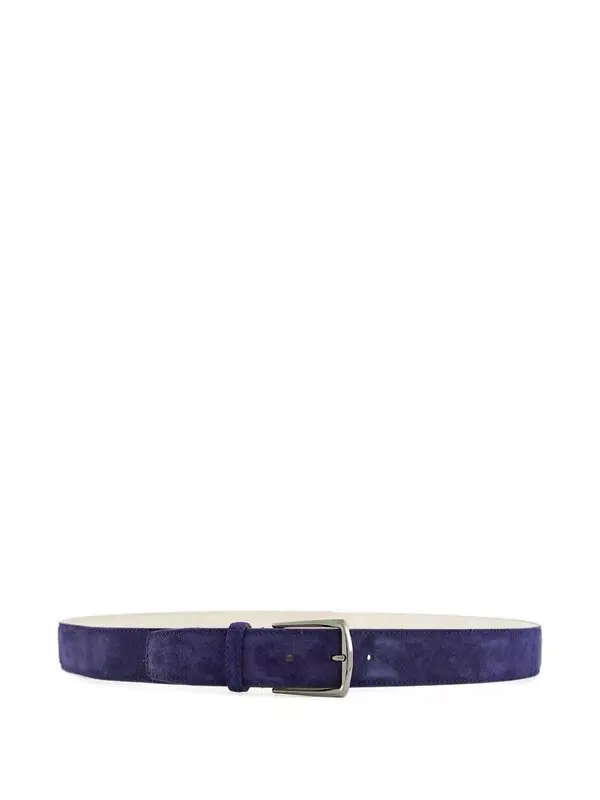 AURELIEN Suede Belt - Blue