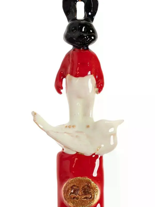 Marni Rabbit-bird Charm - Red
