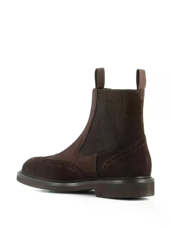 TASSINARI Perforated-detail Suede Boots