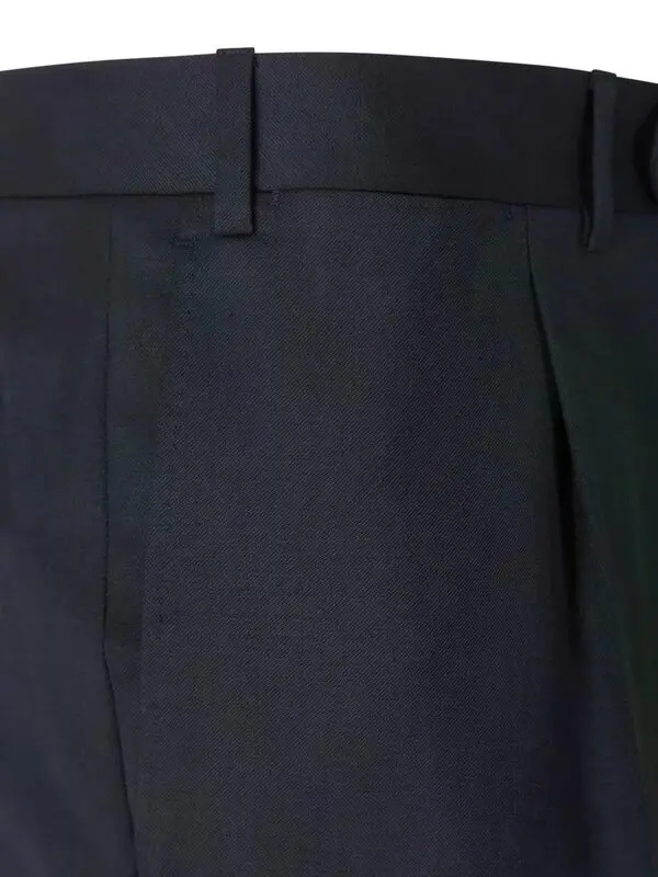 Canali Wool Trousers - Blue