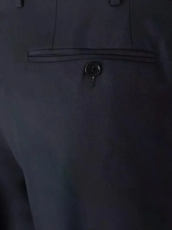Canali Wool Trousers - Blue