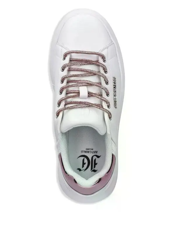Just Cavalli Embellished Lace-up Sneakers