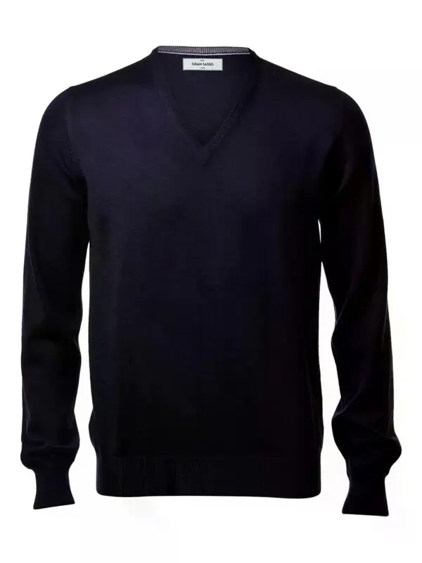 GRAN SASSO V-neck Wool Sweater
