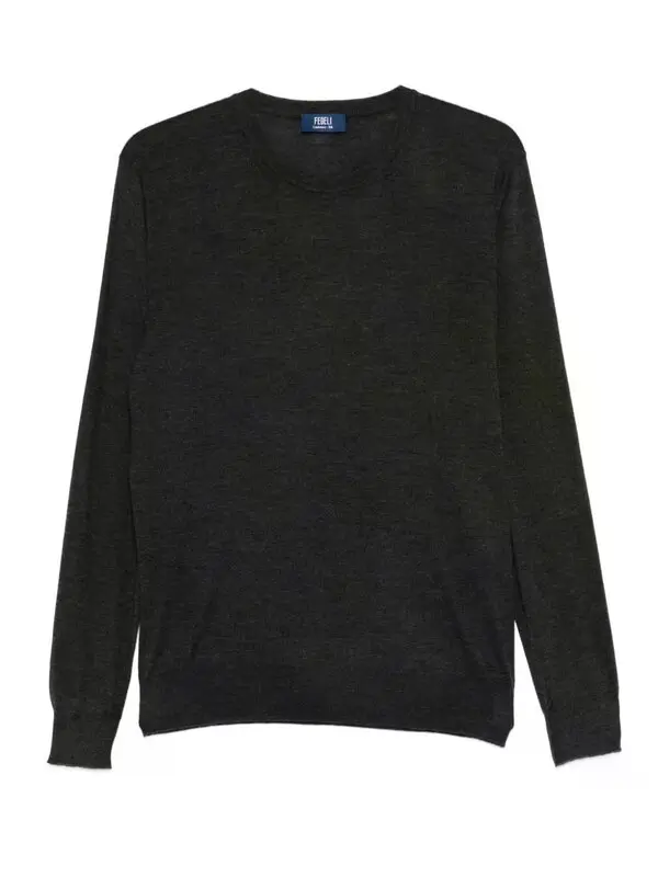 Fedeli Round Neck Long Sleeve T-shirt