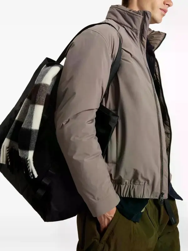 Woolrich Quilted Bomber Jacket - Brown