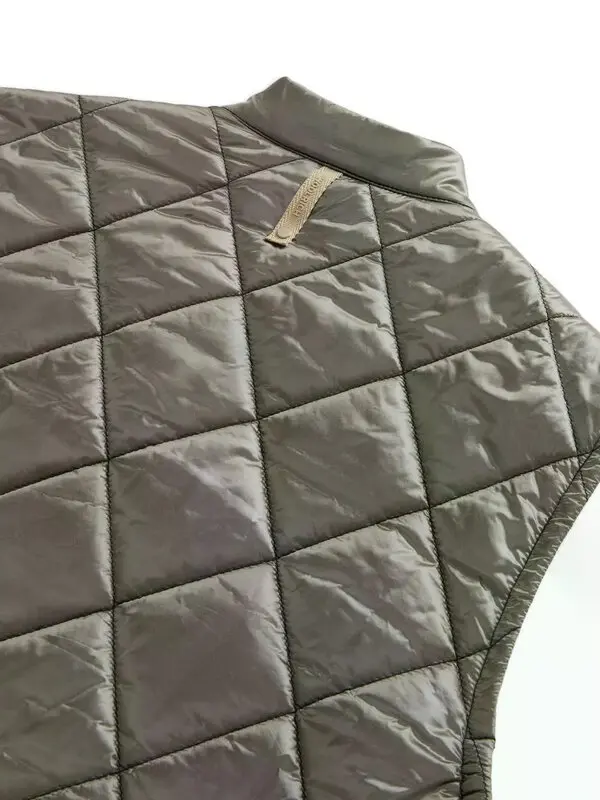 Woolrich Diamond-quilted Vest - Grey