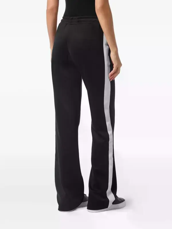Philipp Plein Drawstring Waistband Trousers With Side Stripe Detail