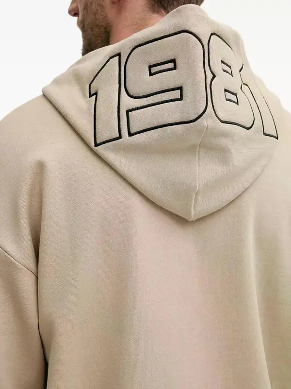 Guess 1981 Logo Hoodie - Neutrals