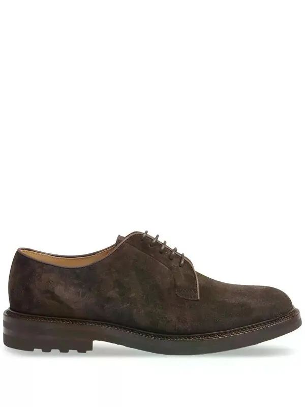 Brunello Cucinelli Suede Derby Shoes