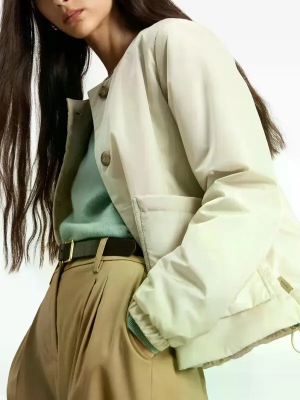Woolrich Button-fastening Patch-pocket Quilted Jacket - Neutrals