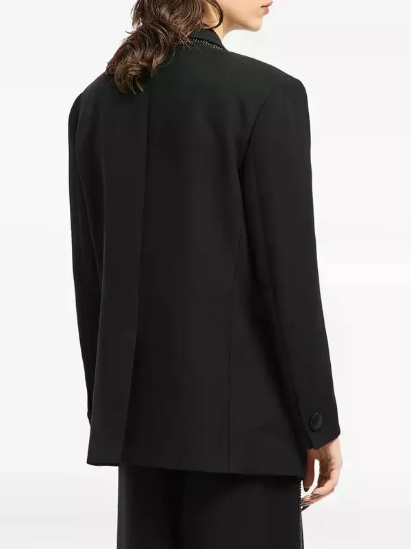 Giorgio Armani Sequin-embellished Single-breasted Blazer