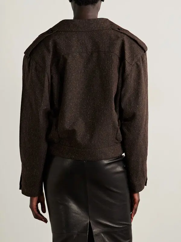 BLAZÉ MILANO Kiso Wool-blend Canvas Jacket