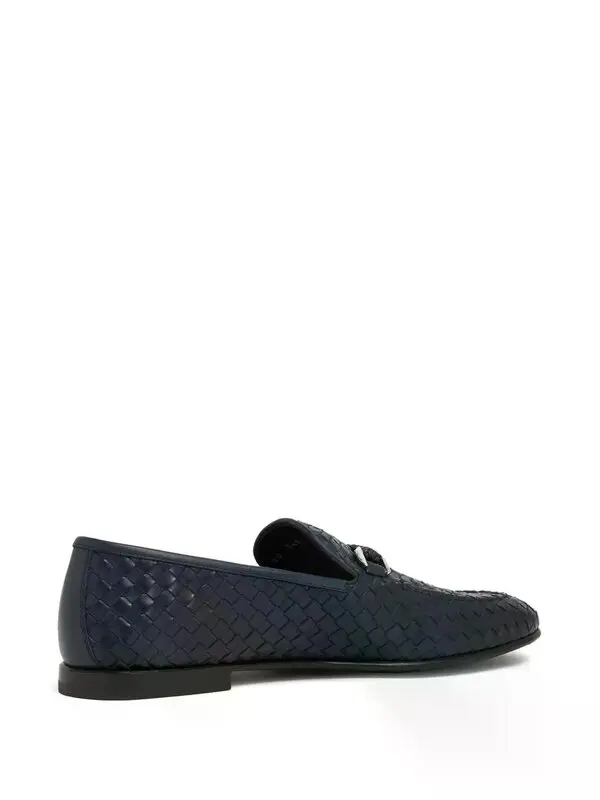 BARRETT Interwoven Leather Loafers