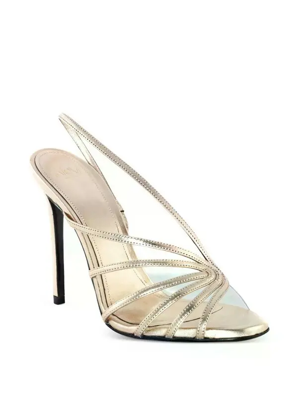 ALEVI MILANO 120mm Leather Slingback Sandals