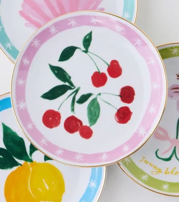 BITOSSI Con Amore Set Of 4 Porcelain Plates