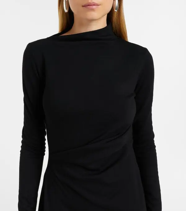 Sportmax Edile Wool And Cotton-blend Midi Dress