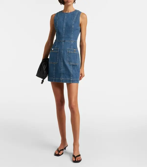 Veronica Beard Zaire Denim Mini Dress