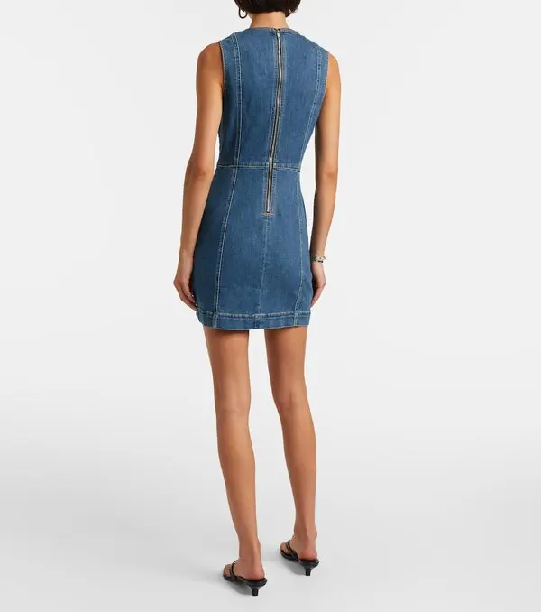 Veronica Beard Zaire Denim Mini Dress
